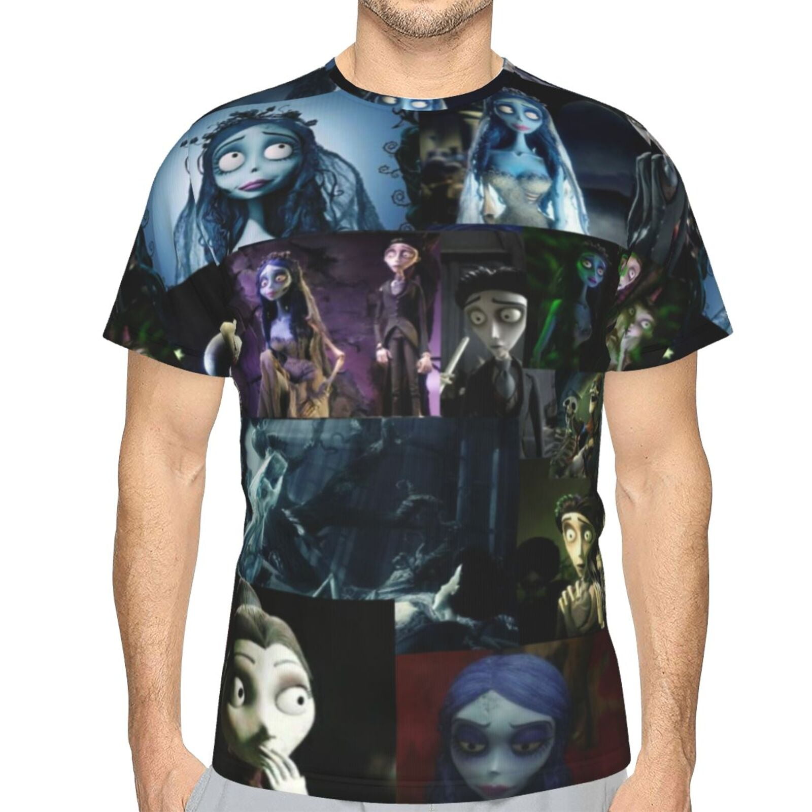 Corpse Bride Shirt 3d Printed T Shirt Crewneck Short Sleeve Top Tees ...