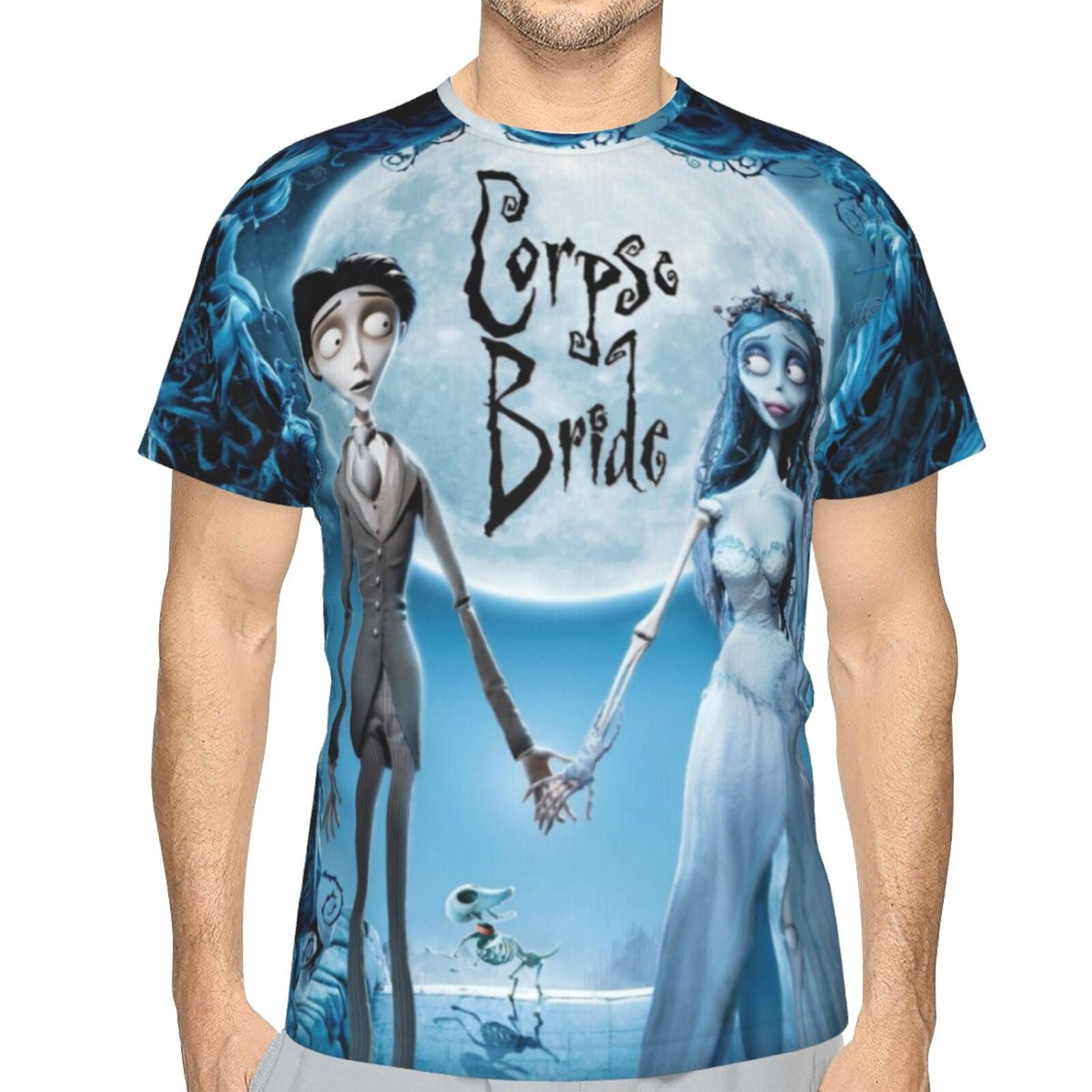 Corpse Bride Shirt 3d Printed T Shirt Crewneck Short Sleeve Top Tees ...
