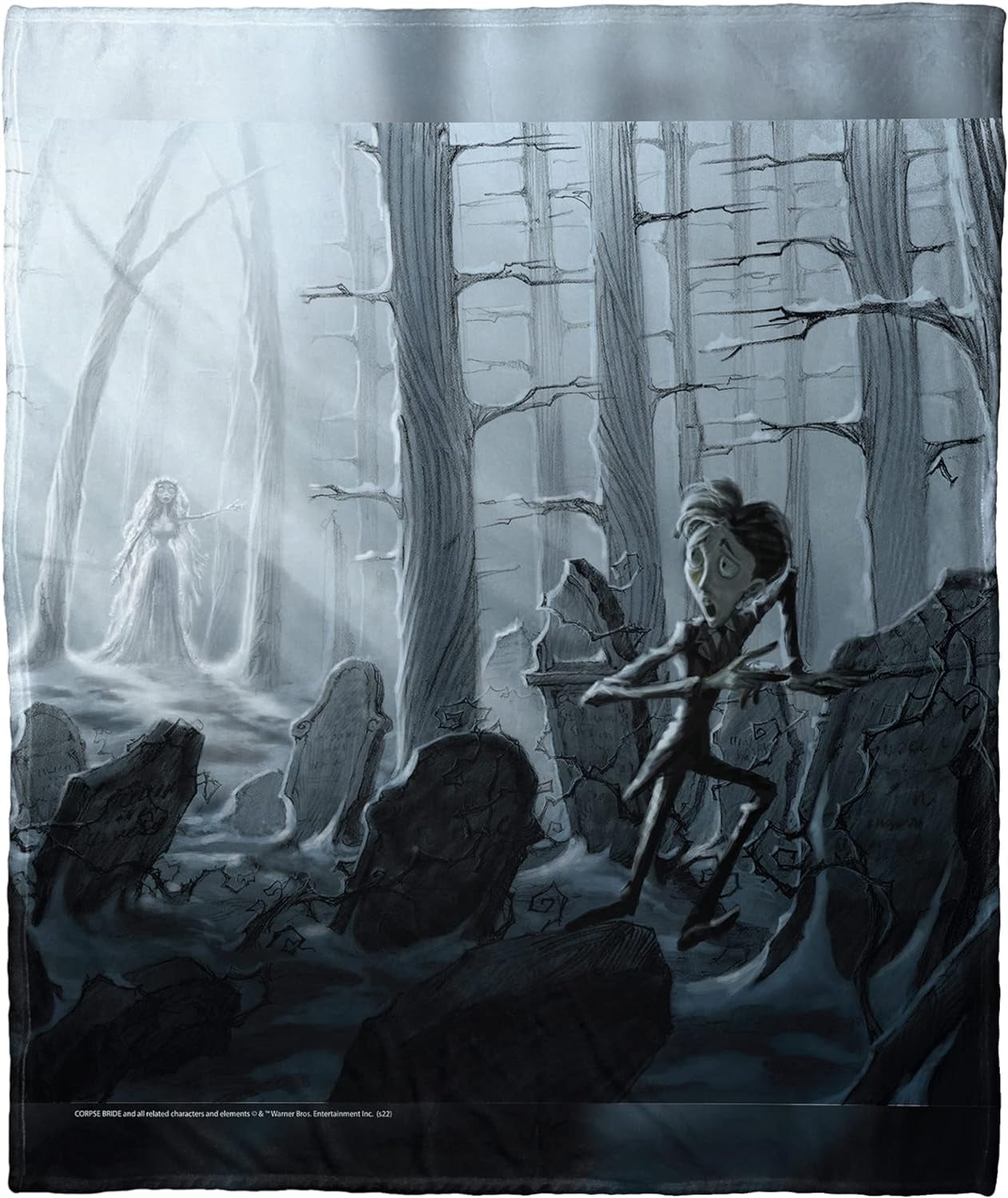 Corpse Bride Silk Touch Throw Blanket, 50" x 60", Love of The Chase ...
