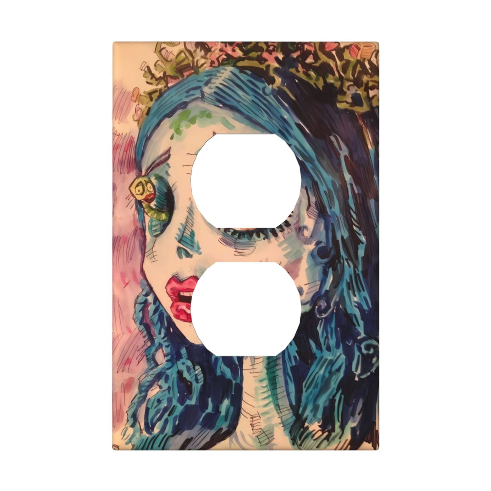 Corpse-Bride Switch Plate, Decora Outlet Wall Plate Cover, Decorative ...