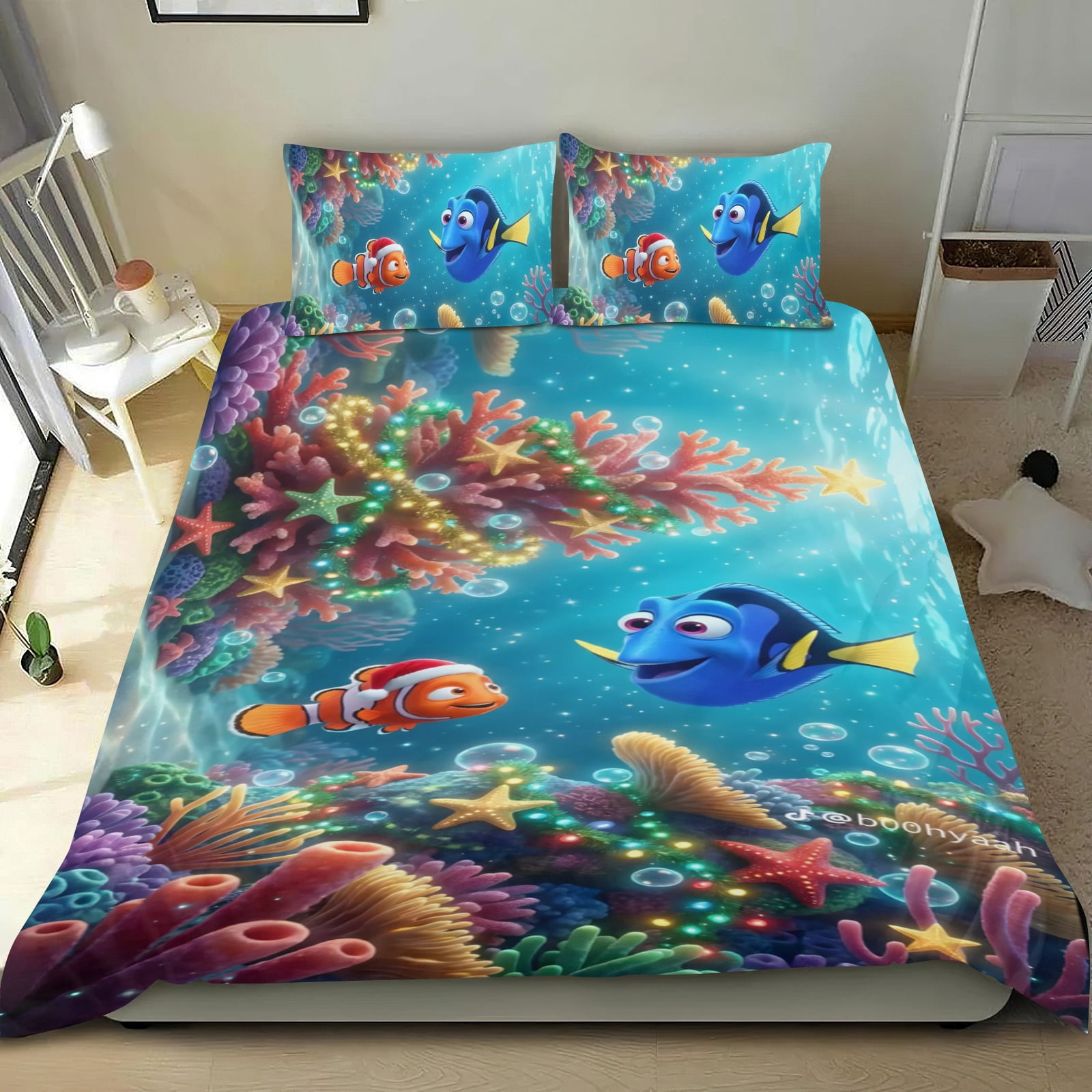 Finding Nemo cotton sheet trio, three-piece, gentle on skin, reinforced ...