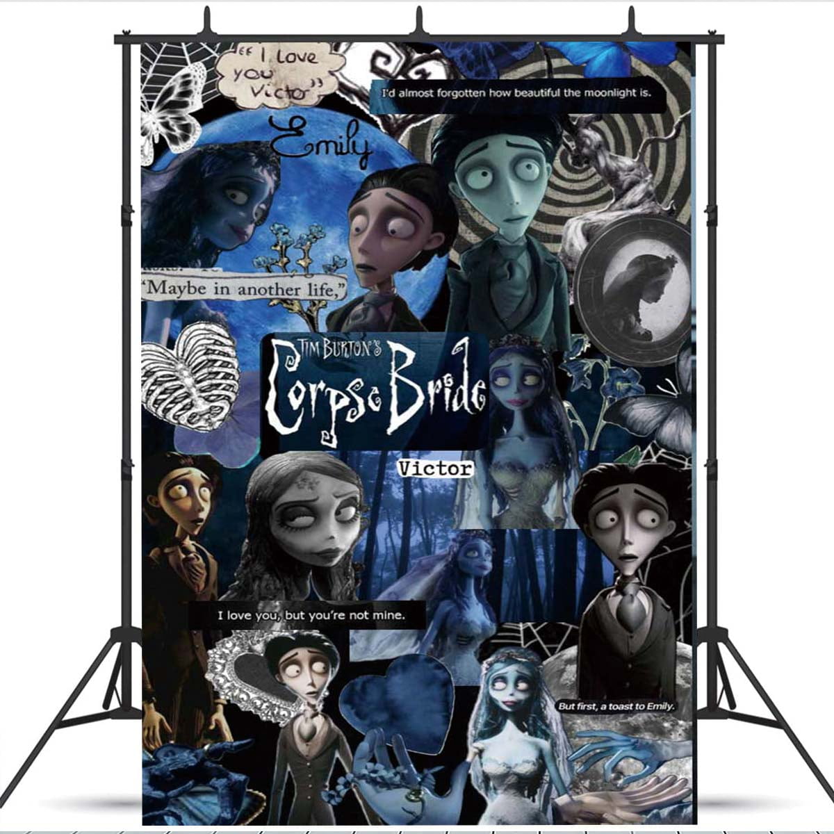 Corpse Bride school Poster Backdrop Banner Party Supplies Birthday ...