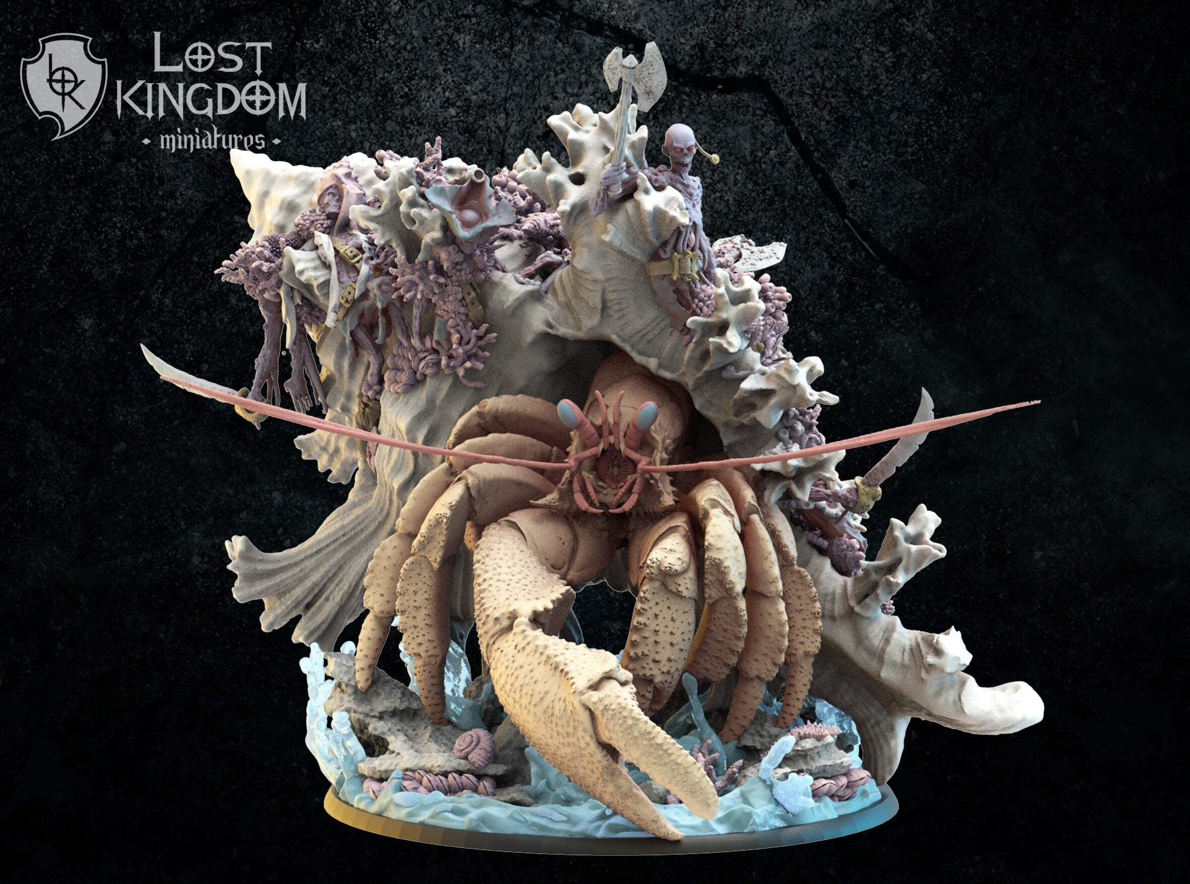 Corpse Hermit Crab: Lost Kingdom Miniatures Undead of Misty Island ...
