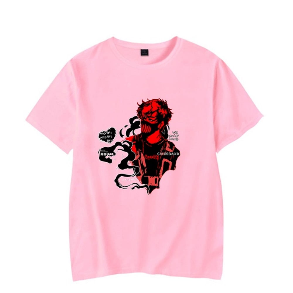 Corpse Husband Anime Tshirt Fashion Short Sleeve Hip Hop Top Casual Tee ...
