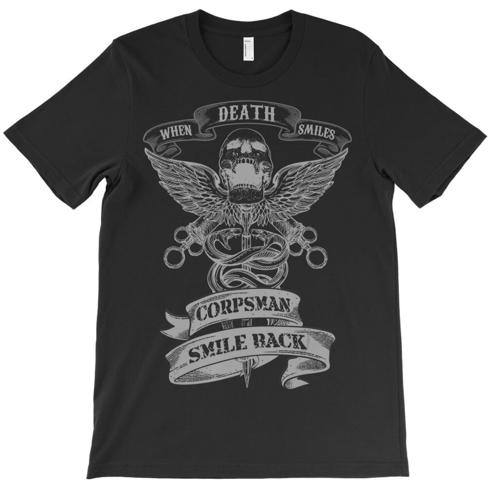 Corpsman Smile Back 8404, For Corpsman Veteran Military Medical Pride ...