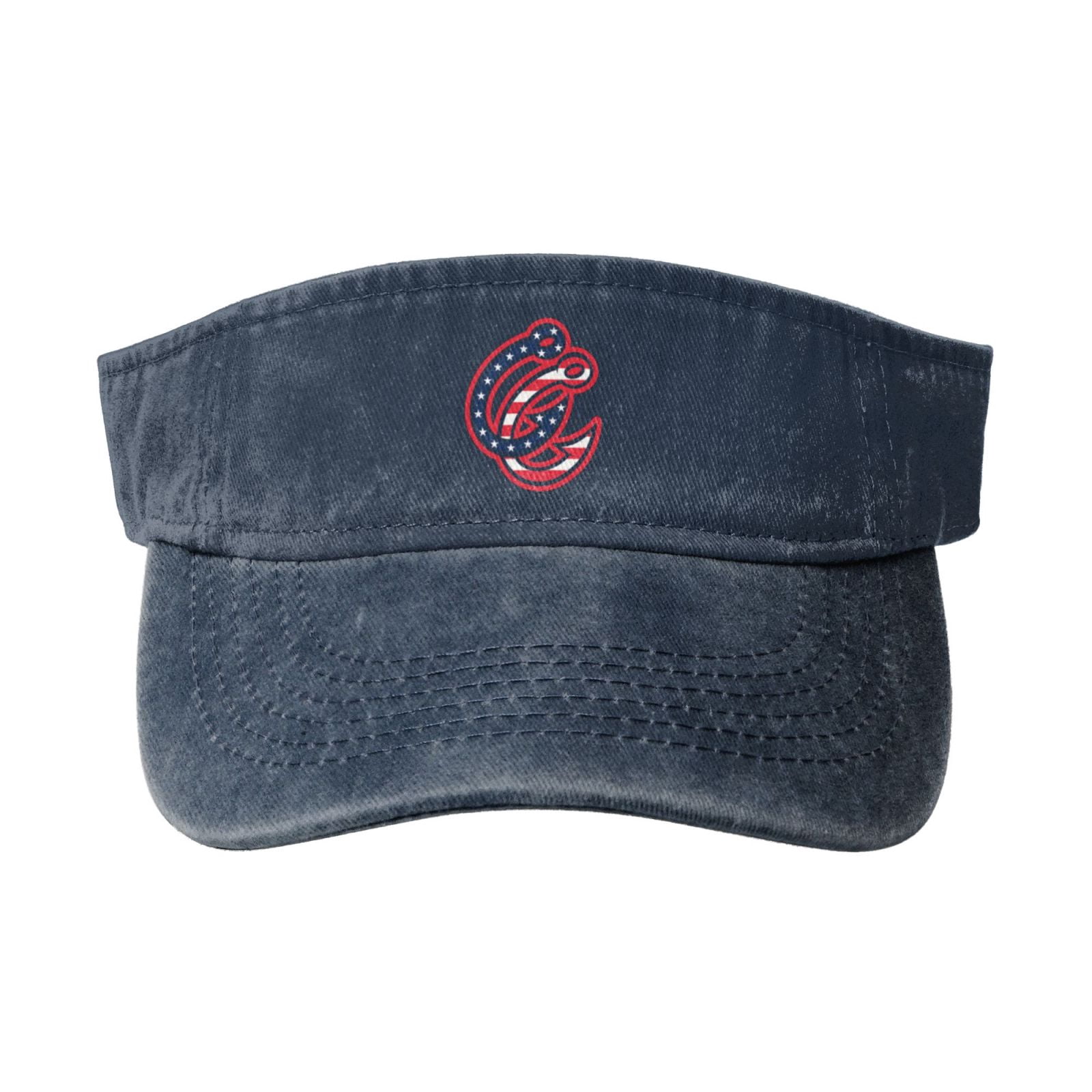 Corpus Christi Hooks Logo Washed Cowboy Empty Top Baseball Sun Cap ...