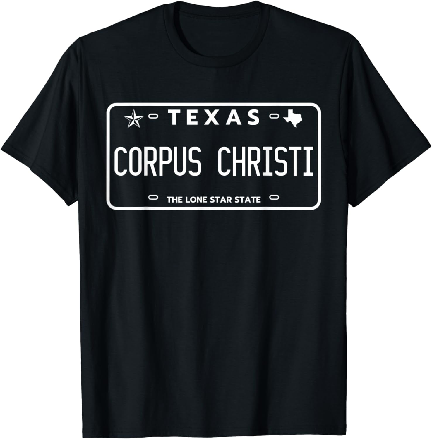 Corpus Christi Texas License Plate of Corpus Christi T-Shirt - Walmart.com
