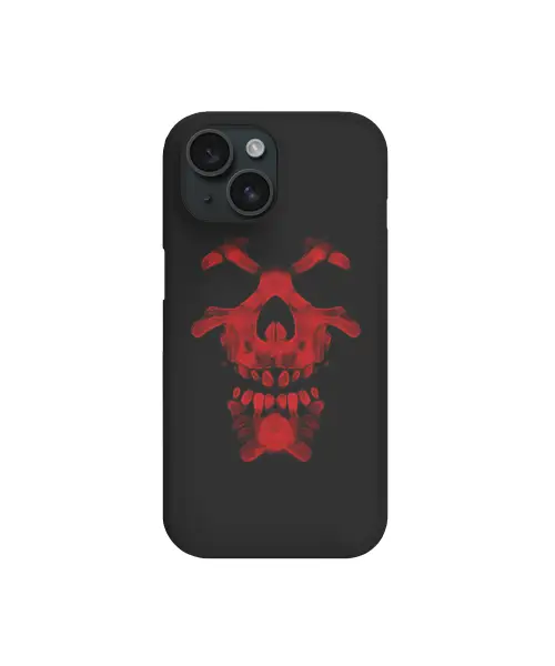 Corpus Malum Skeleton Head Evil Body Latin Art Phone Case for iPhone 16 ...