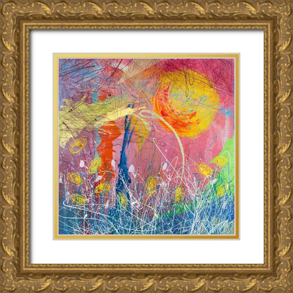 Corrado, Italo 20x20 Gold Ornate Wood Framed with Double Matting Museum ...