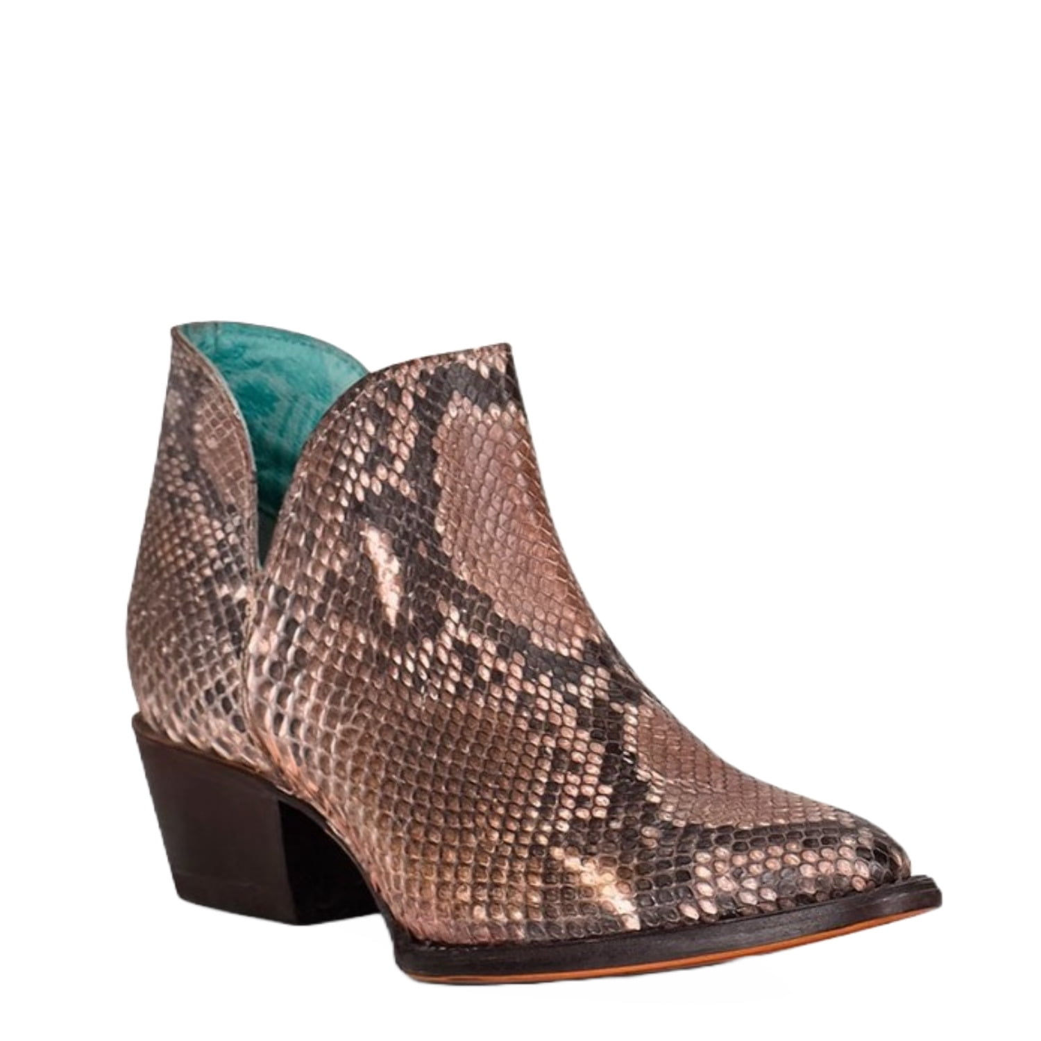 Corral Ladies Natural Python Pointed Toe Booties C3832 - Walmart.com