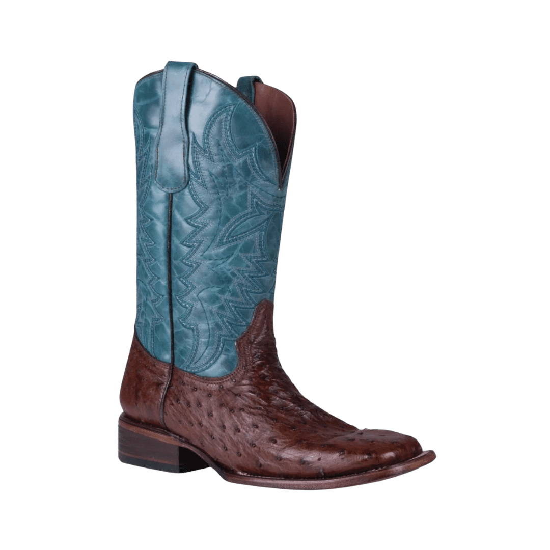 Corral Men's Chocolate Square Toe Ostrich Western Boots - Walmart.com