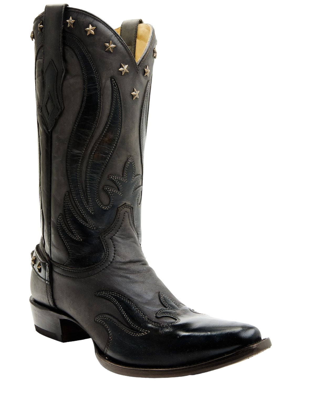 Corral Men's Embellished Overlay Western Boot Snip Toe Blue 10 D(M) US ...