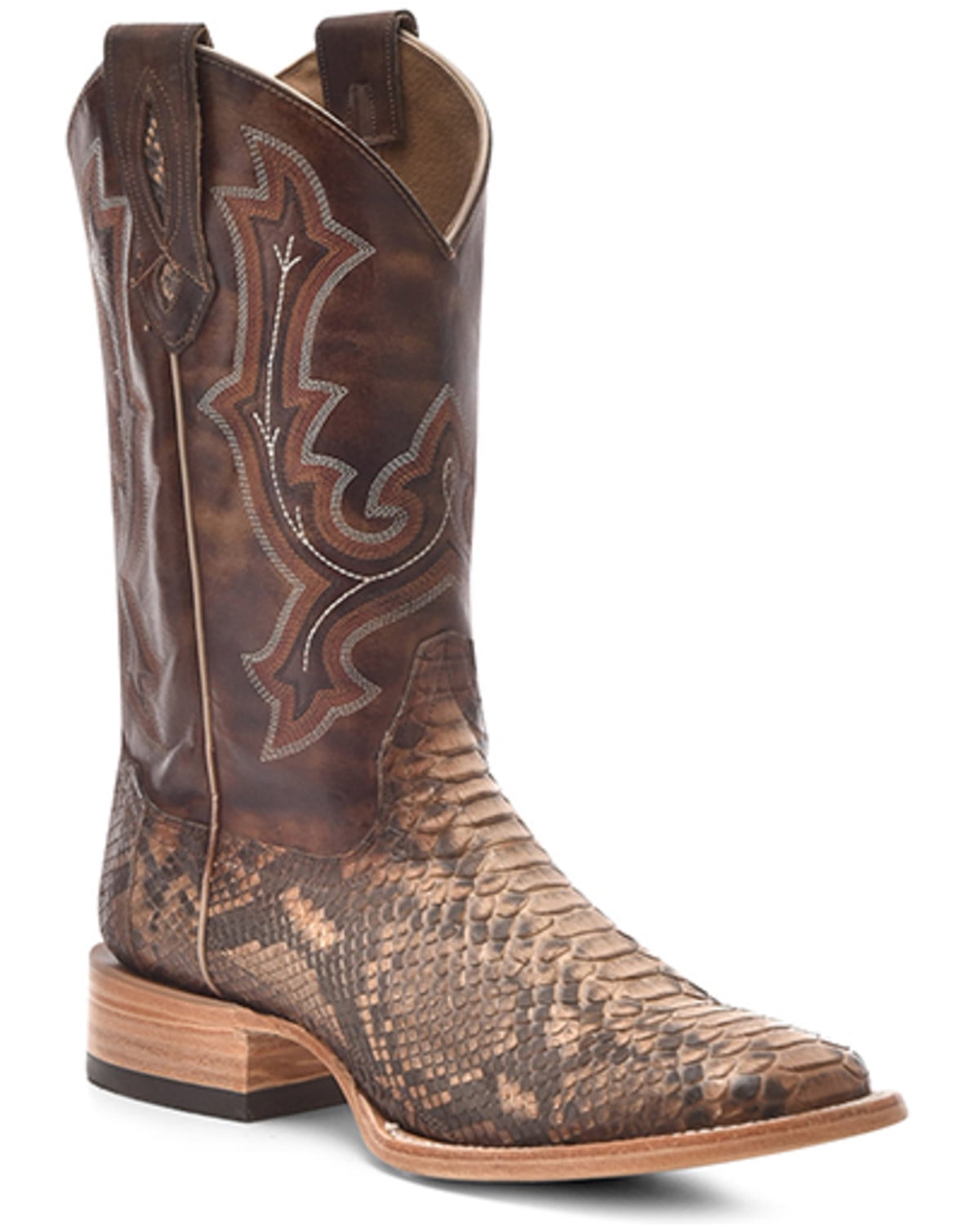 Corral Men's Taupe Python Wide Square Toe Western Boots B5000 - Walmart.com