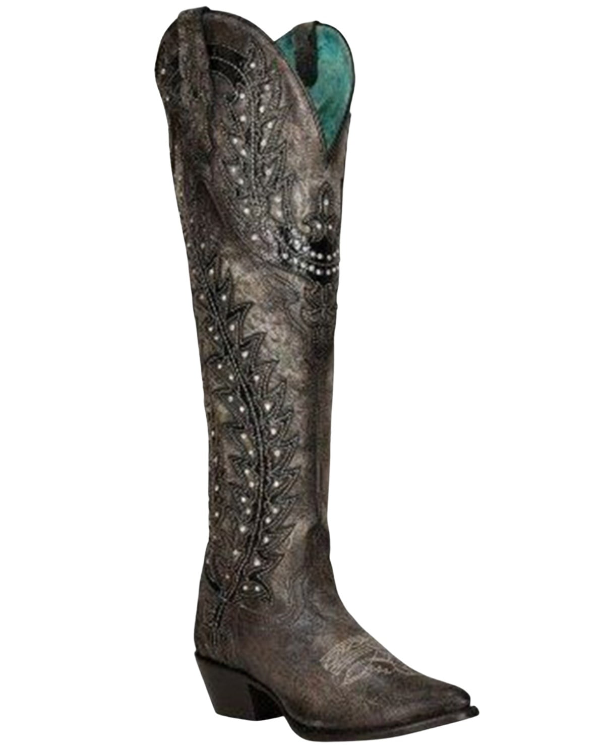 Corral Women's Crystal Western Boot Snip Toe - C3947 9 1/2 M US - Walmart.com