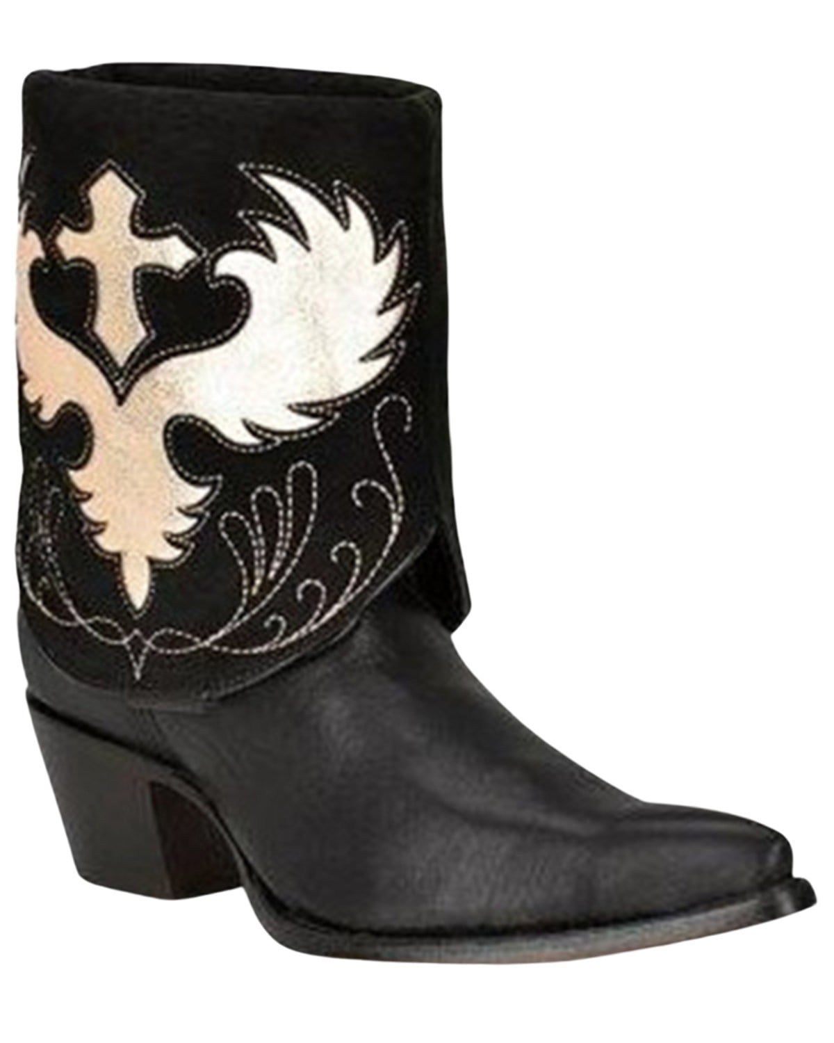 Corral Women's Wing And Cross Convertible Western Booties Snip Toe ...