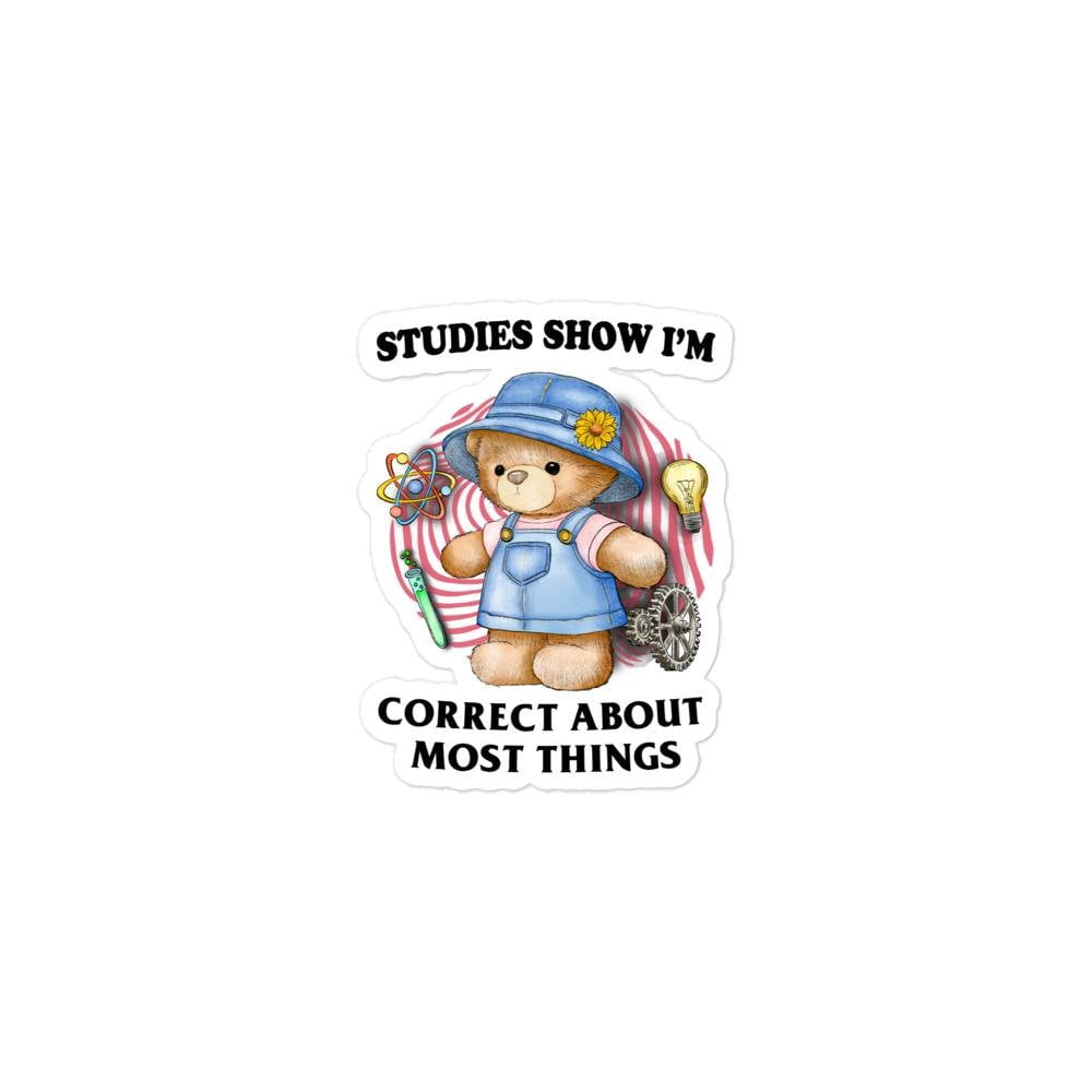 Correct About Things Bubble-free stickers vinyl decal cute sticker ...