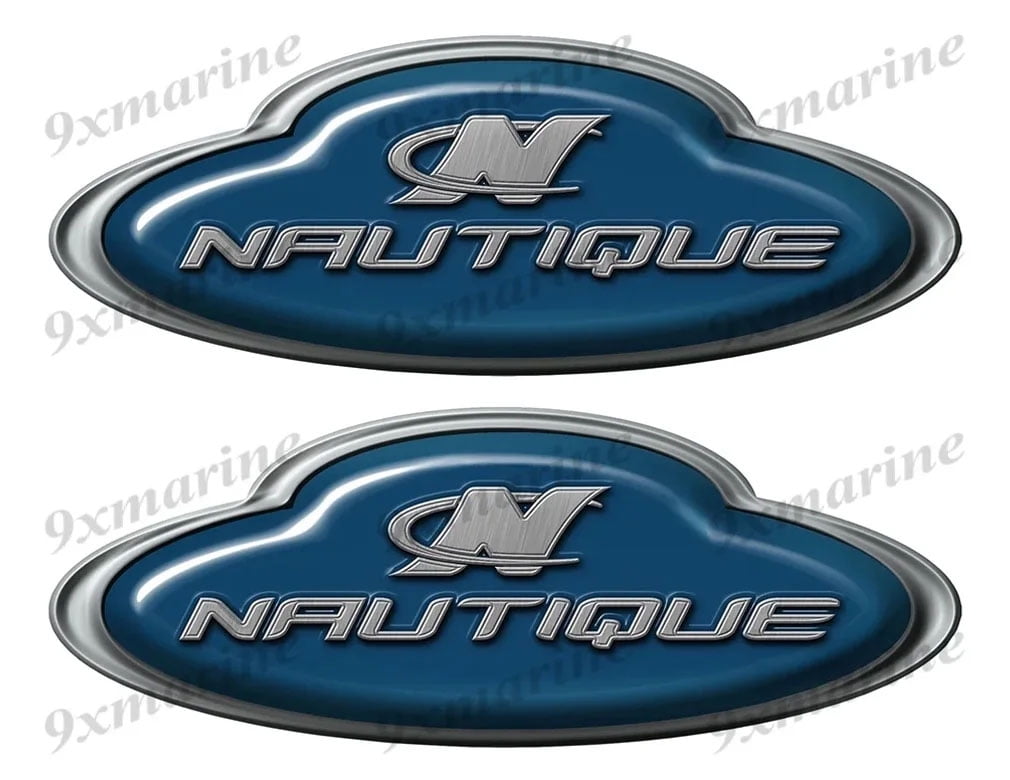 Correct Craft Nautique Boat Oval Sticker set - Name Plate - Walmart.com