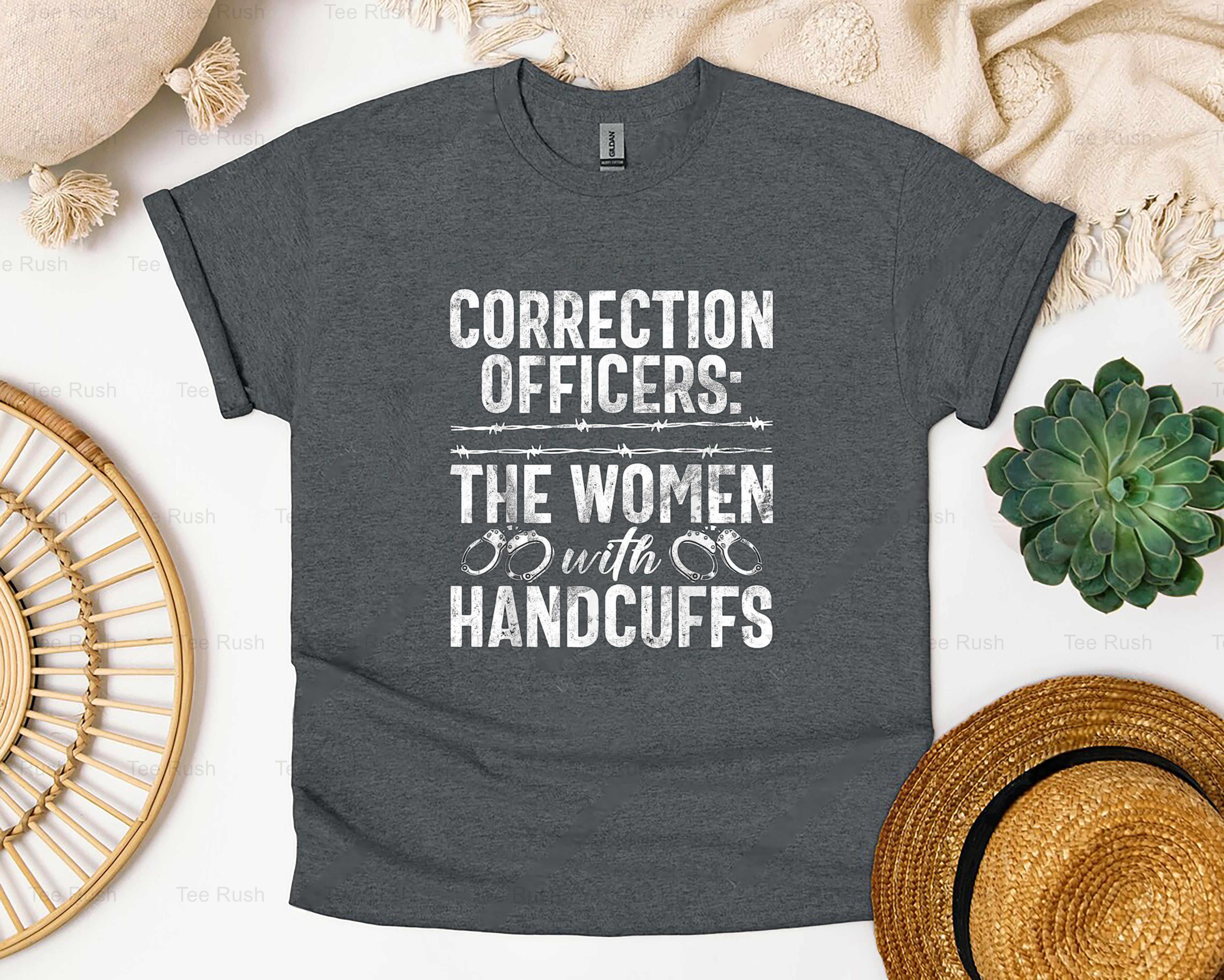 Correction Officers Women Handcuffs Funny Job Humor Female Guard,T ...