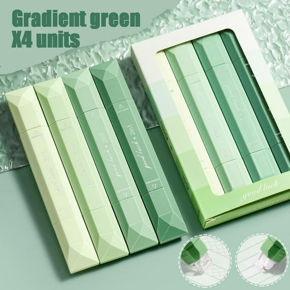 Correction Tape Pen 4PCS， Dual Tip Adhesive Roller For Writing Errors ...