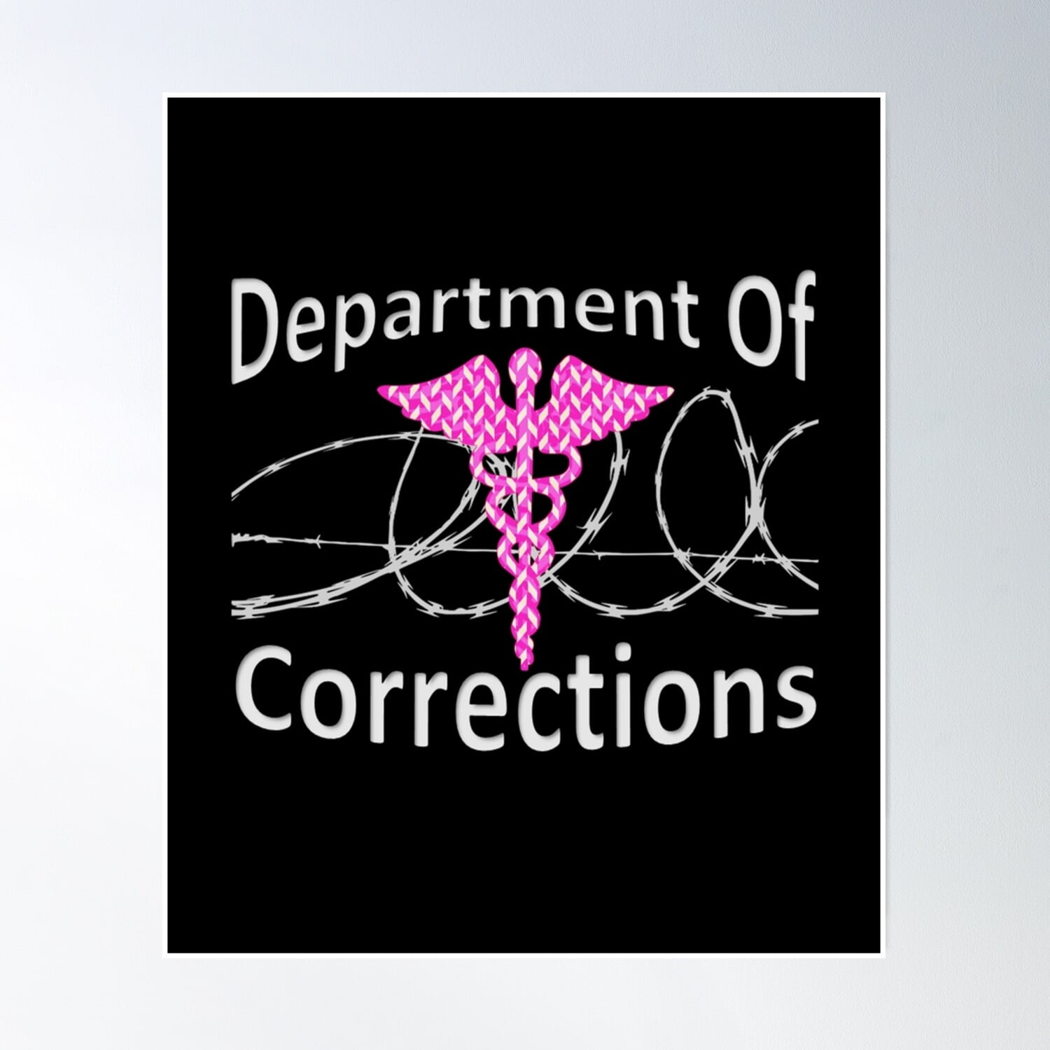 Correctional Nurse Clothing And Accessories Poster Wall Art, Modern ...