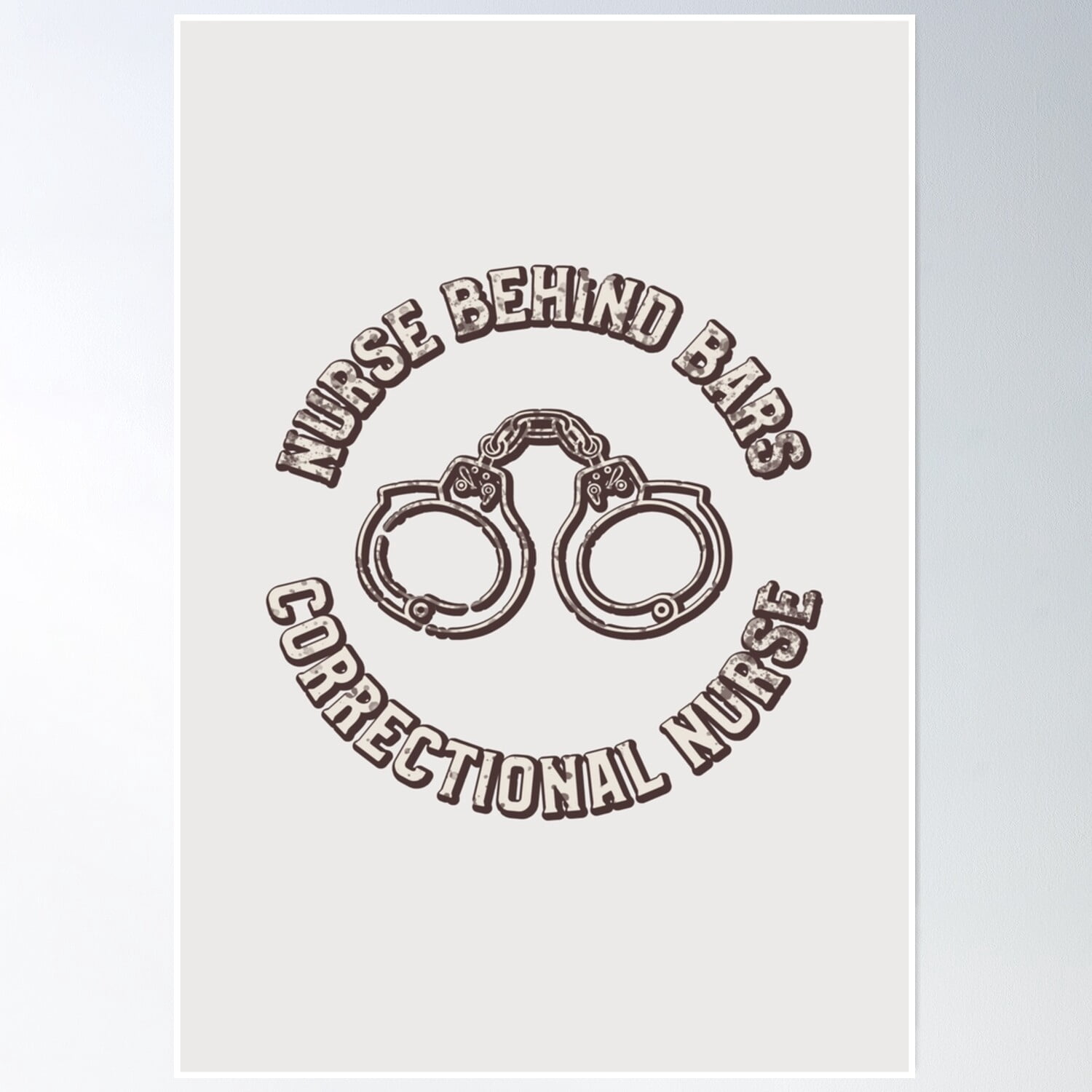 Correctional Nurse, Correctional Nursing Poster Wall Art, Modern Wall ...