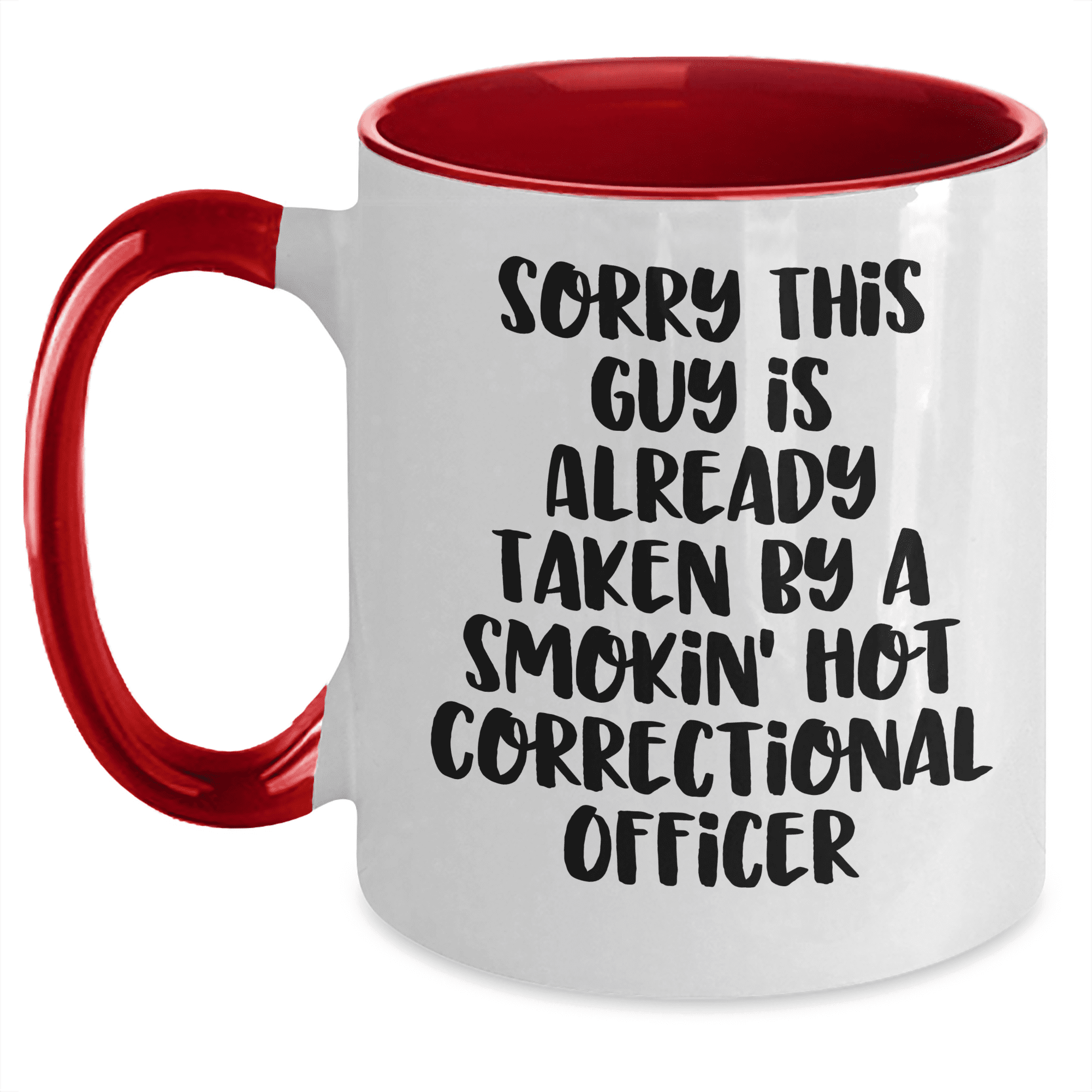 Correctional Officer Gifts, Funny Quote, Two Tone Coffee Mug for Men ...