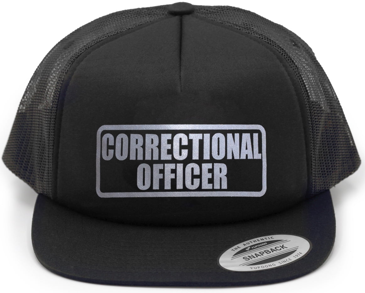 Correctional Officer Hat, baseball caps, reflective imprint. - Walmart.com