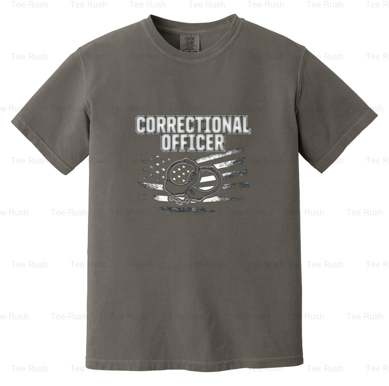 Correctional Officer Plans Funny Corrections Officers Week Job Humor, Comfort Color T-Shirt ...
