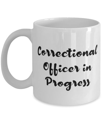 Correctional Officer in Progress 15oz Mug, Correctional officer Cup ...
