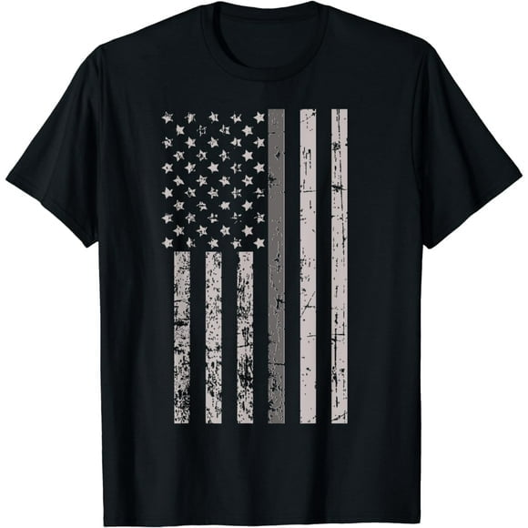 Corrections Officer Gifts Shirt Flag Thin Silver Gray Line T-Shirt ...