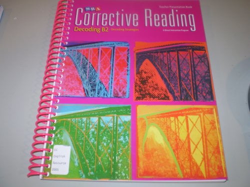 Pre Owned Corrective Reading Decoding Level B2 Presentation Book 9780076112258 007611225x