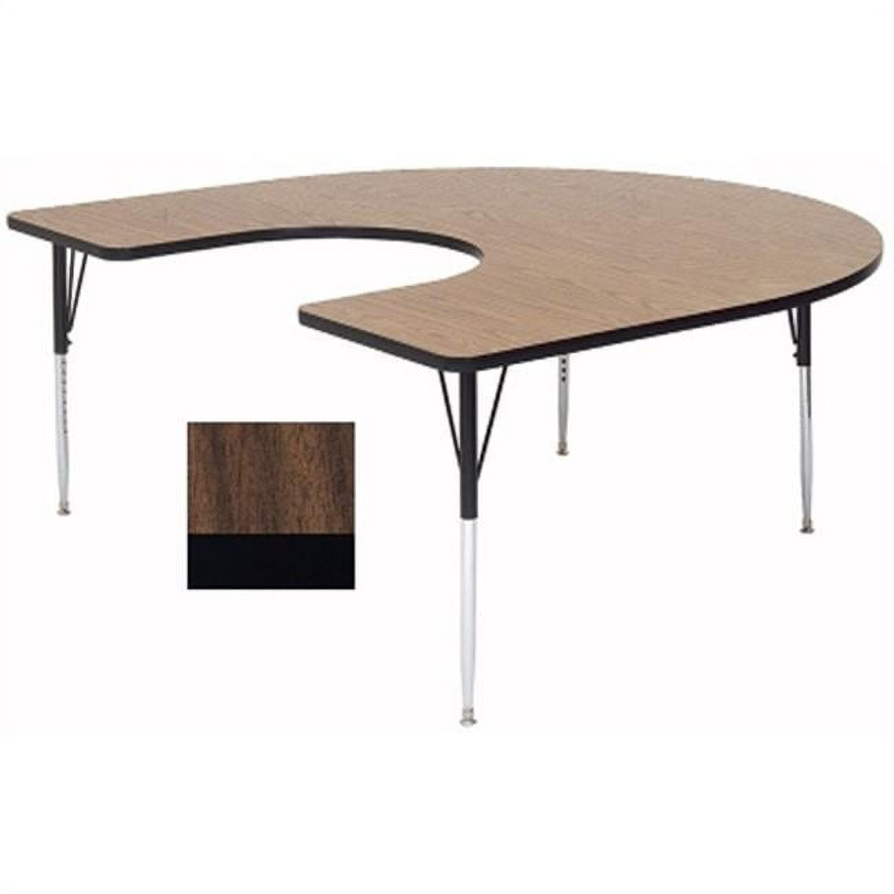 Correll A6066-HOR 1.25 High Pressure Top Activity Tables - WALNUT ...