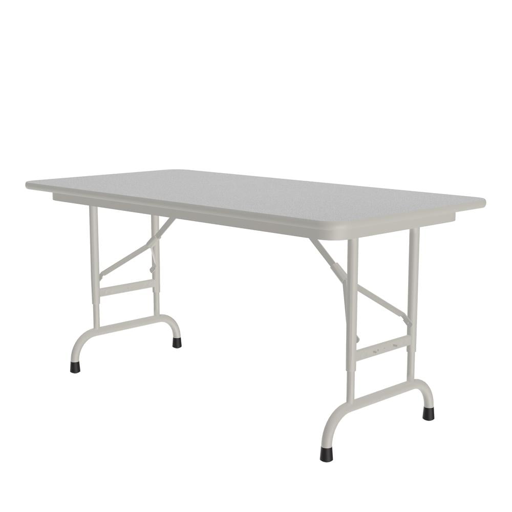 Correll Adjustable Height Econoline Melamine Top Folding Table 24x48 ...