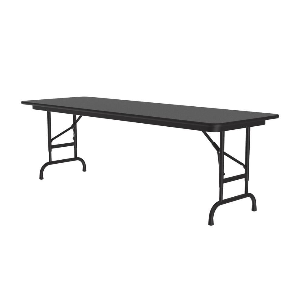 Correll Adjustable Height Econoline Melamine Top Folding Table, 24x60 ...