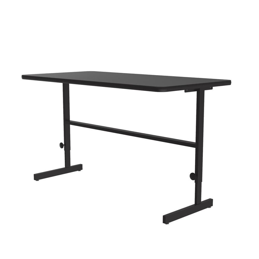 Correll Adjustable Standing Work Station In Black Granite Finish ...