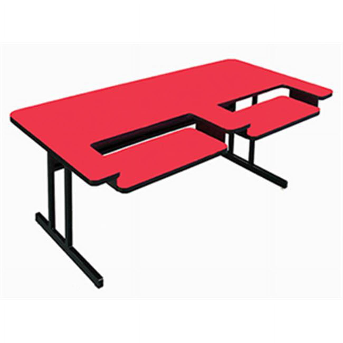 Correll BL3072-37 Bi-Level 1.25 in. High Pressure Top Computer ...