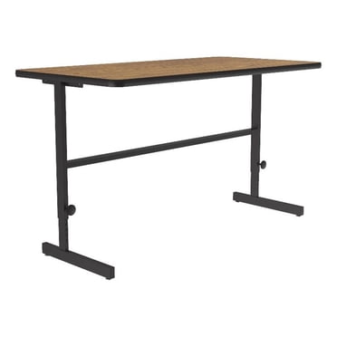 Union & Scale Workplace2.0 24X60 Height Adjustable Table Maple (UN55627 ...