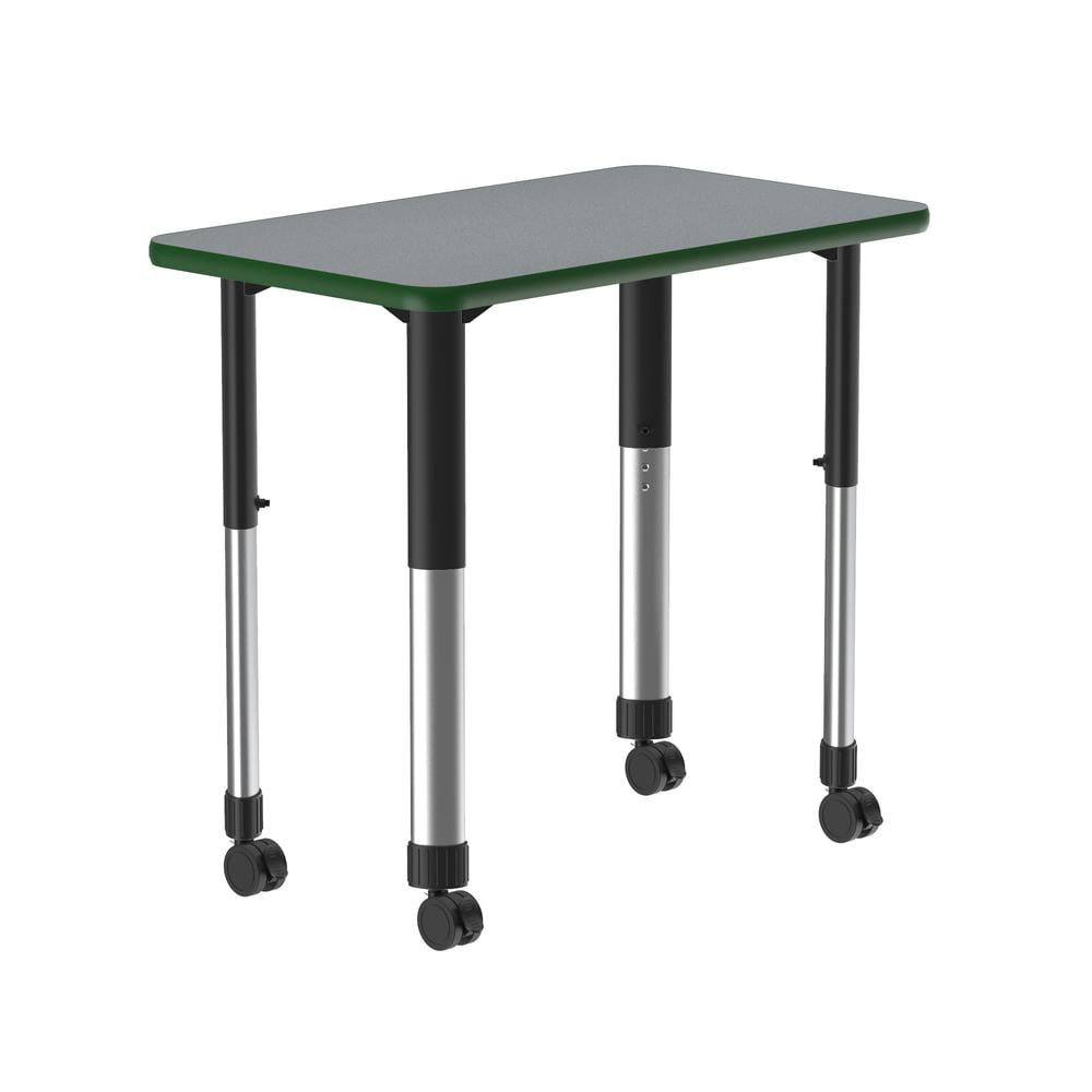 Correll Commercial Lamiante Top Collaborative Desk with Casters, 34x20 ...