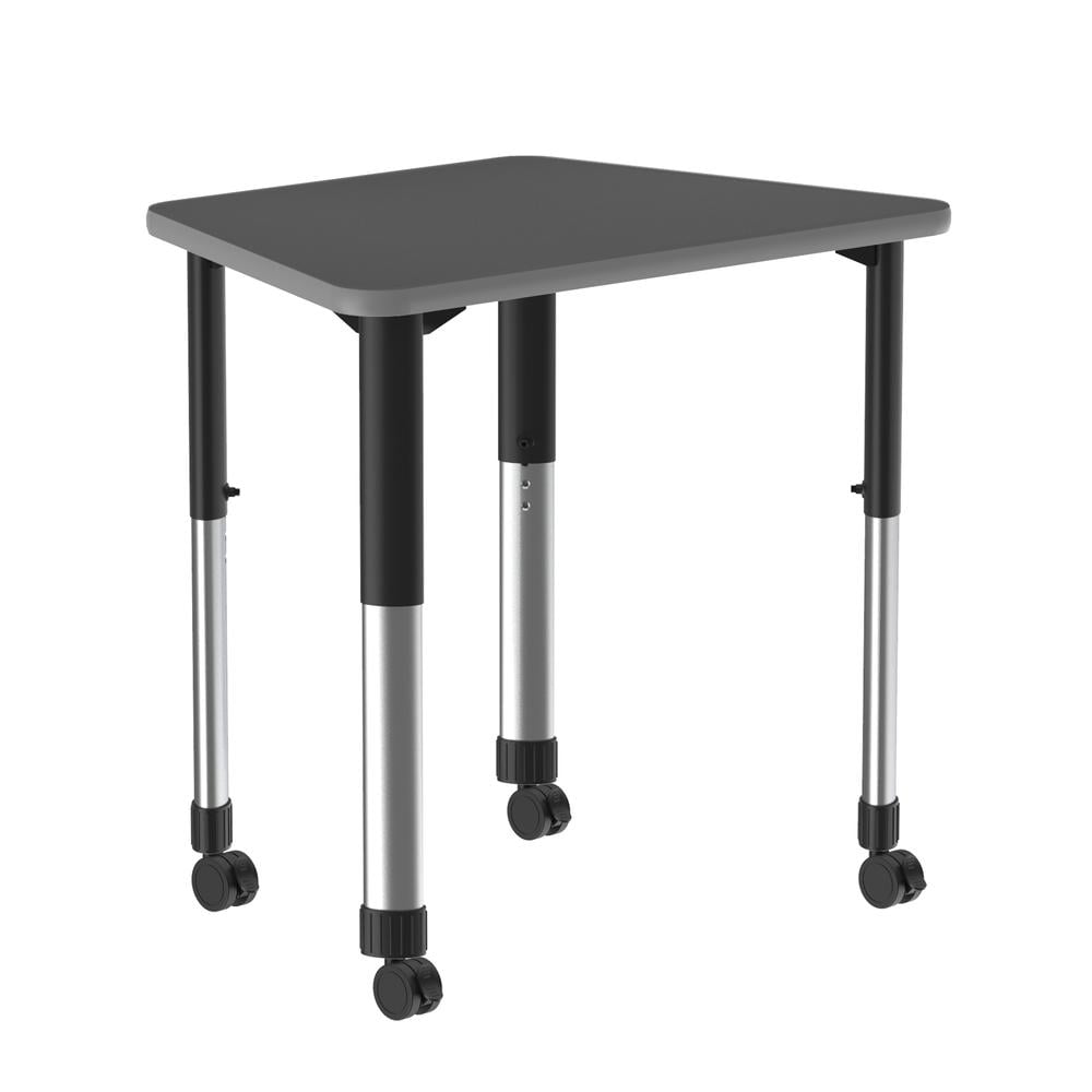Correll Deluxe High Pressure Collaborative Desk with Casters, 33x23 ...