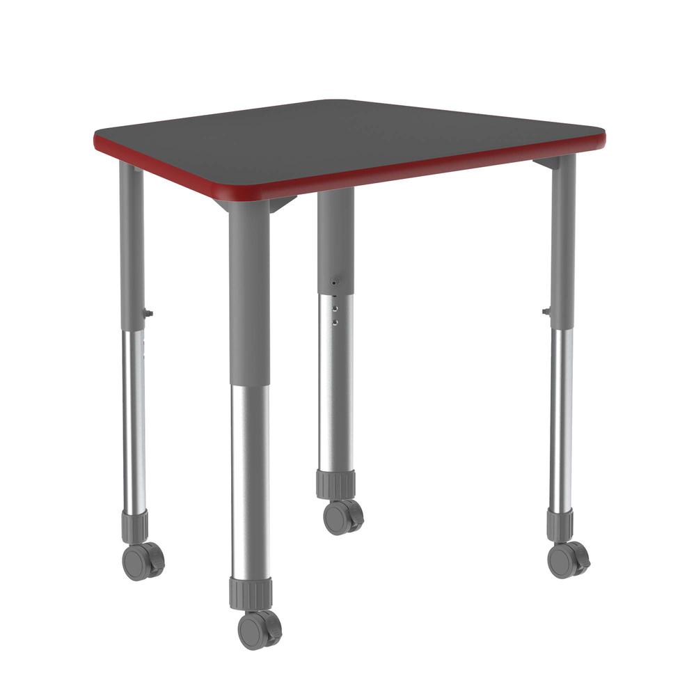 Correll Deluxe High Pressure Collaborative Desk with Casters 33x23 ...