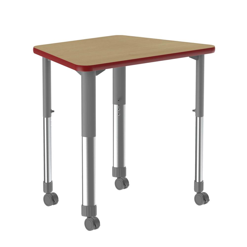 Correll Deluxe High Pressure Collaborative Desk with Casters, 33x23 ...