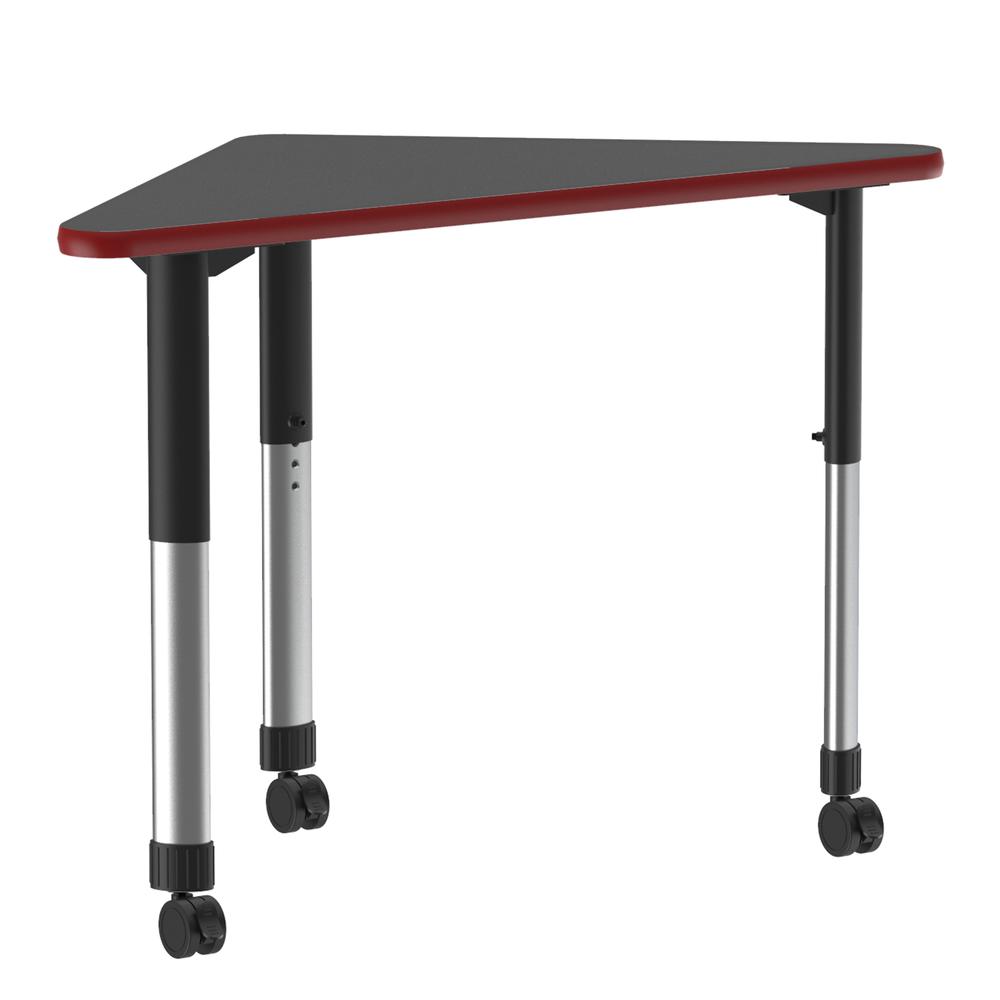 Correll Deluxe High Pressure Collaborative Desk with Casters 41x23 ...