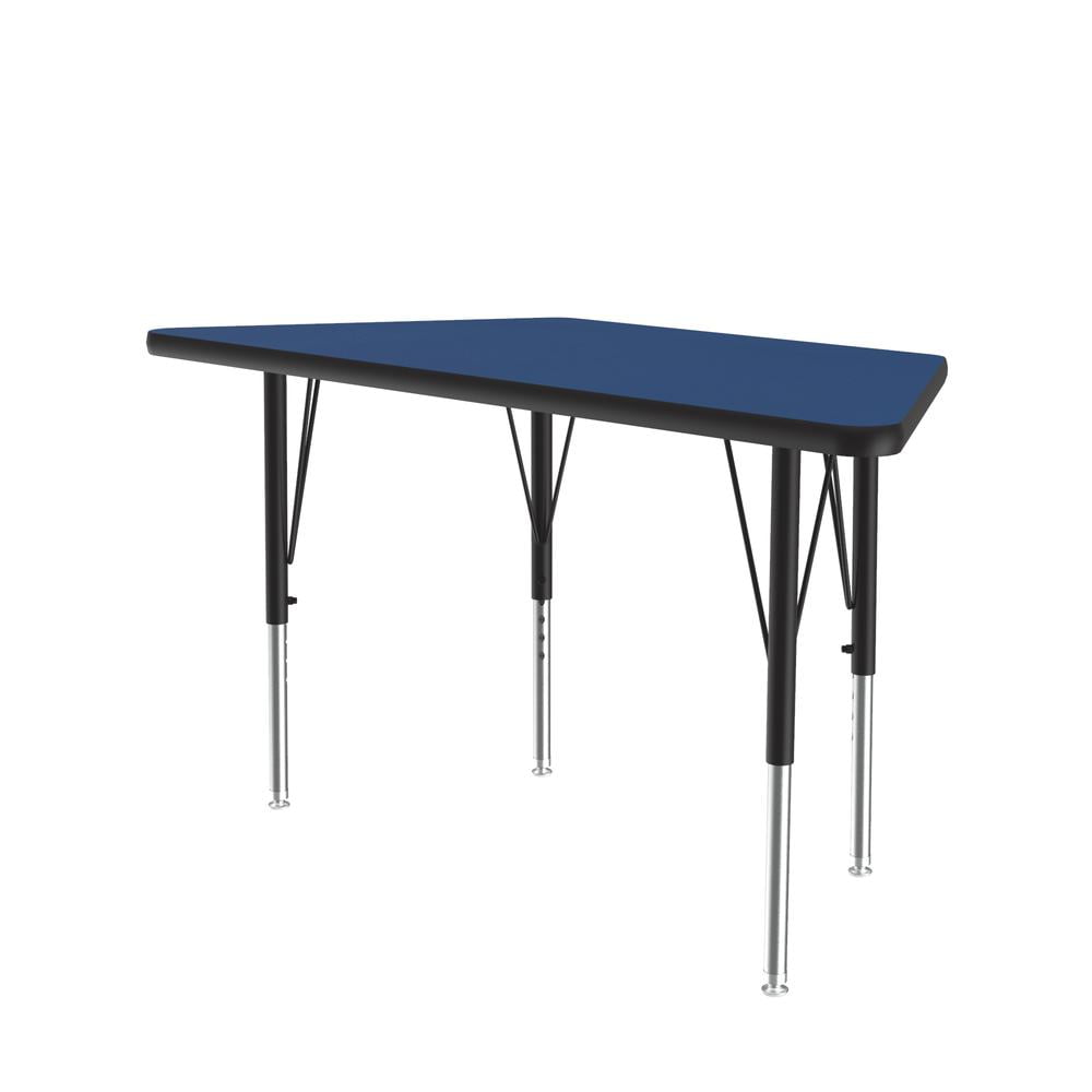 Correll Deluxe High-Pressure Top Activity Tables 24x48" TRAPEZOID BLUE ...