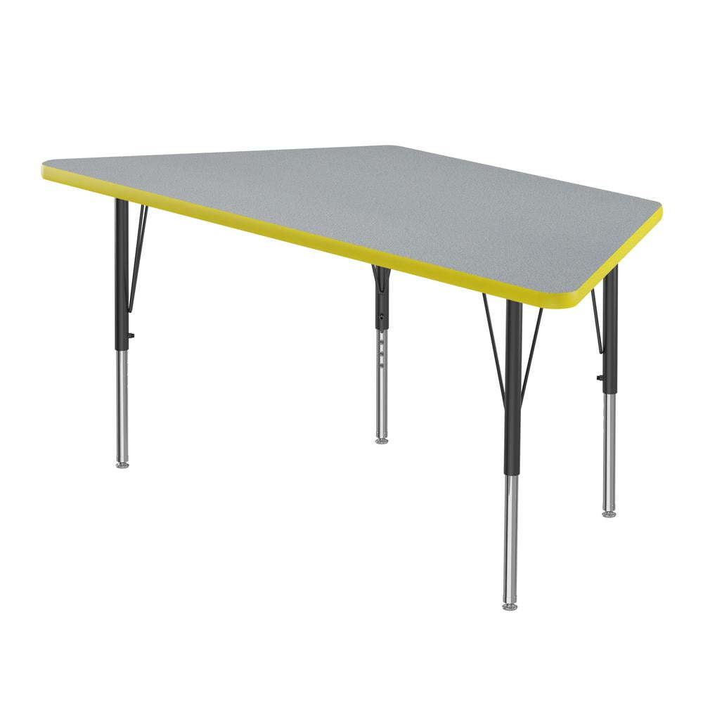 Correll Deluxe High-Pressure Top Activity Tables, 30x60", TRAPEZOID ...
