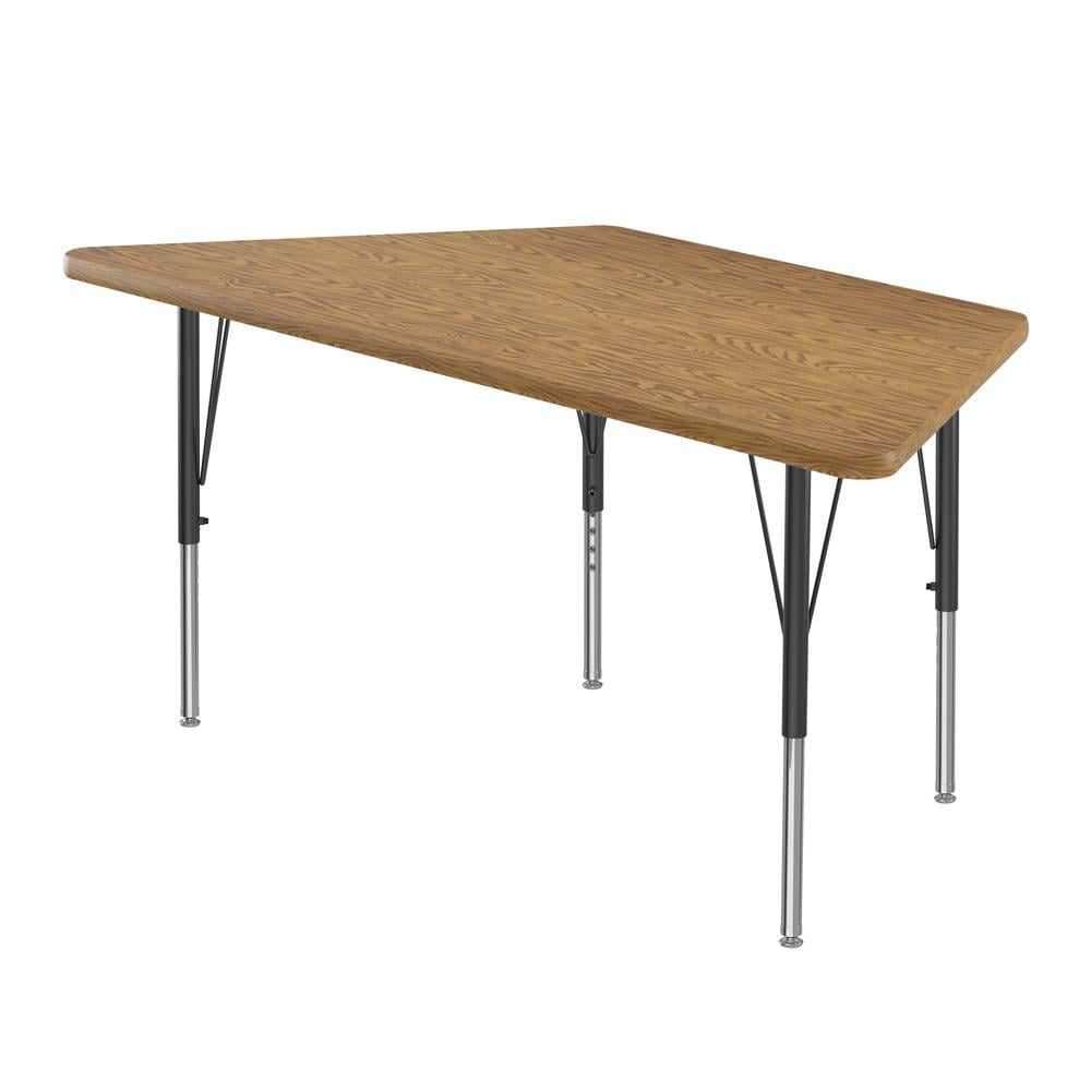 Correll Deluxe High-Pressure Top Activity Tables, 30x60", TRAPEZOID ...