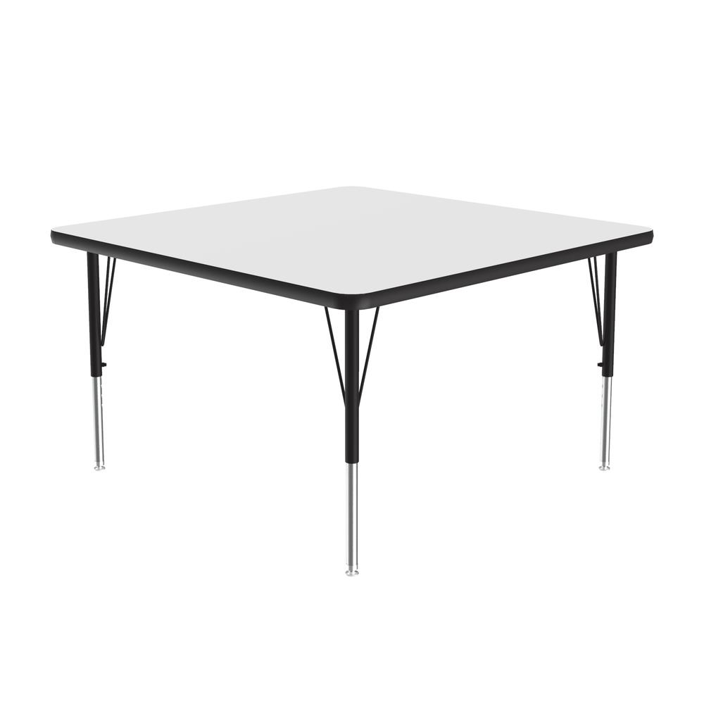Correll Deluxe High-Pressure Top Activity Tables 36x36", SQUARE WHITE ...