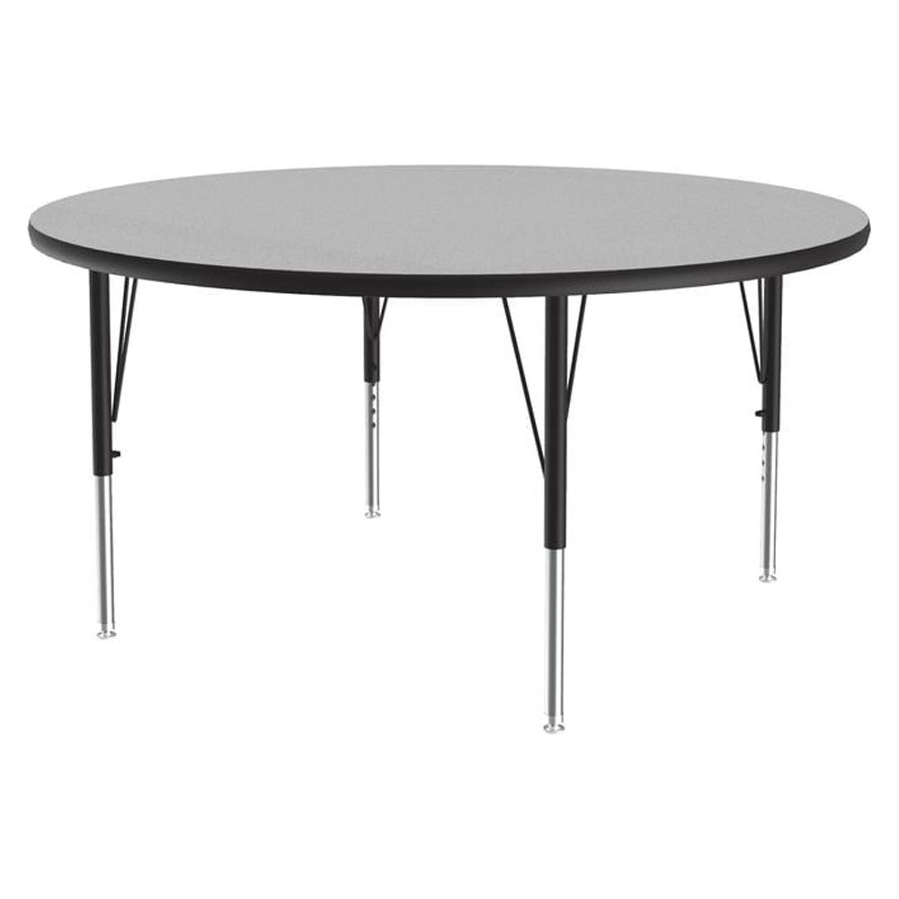 Correll Deluxe High-Pressure Top Activity Tables 42x42" ROUND, GRAY ...
