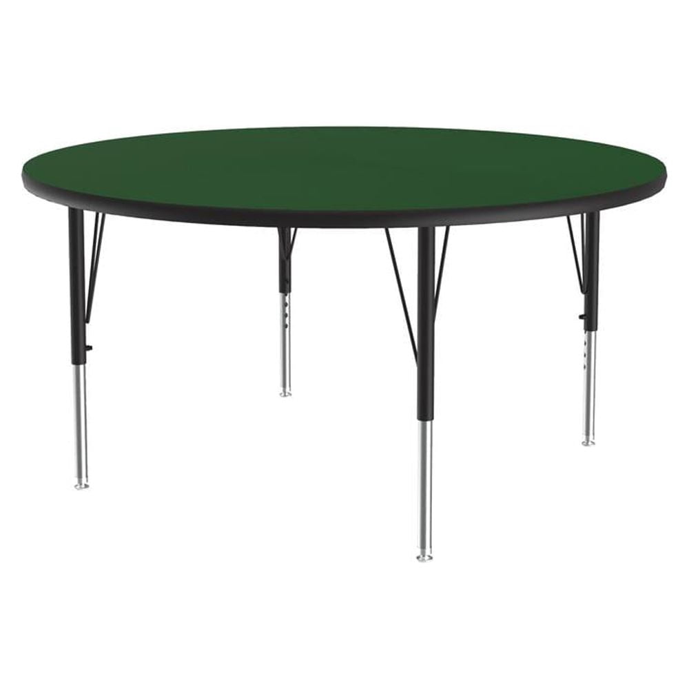 Correll Deluxe High-Pressure Top Activity Tables, 42x42", ROUND GREEN ...