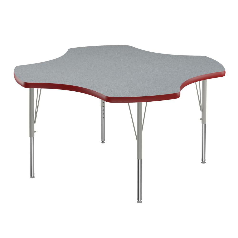 Correll Deluxe High-Pressure Top Activity Tables 48x48", CLOVER GRAY ...