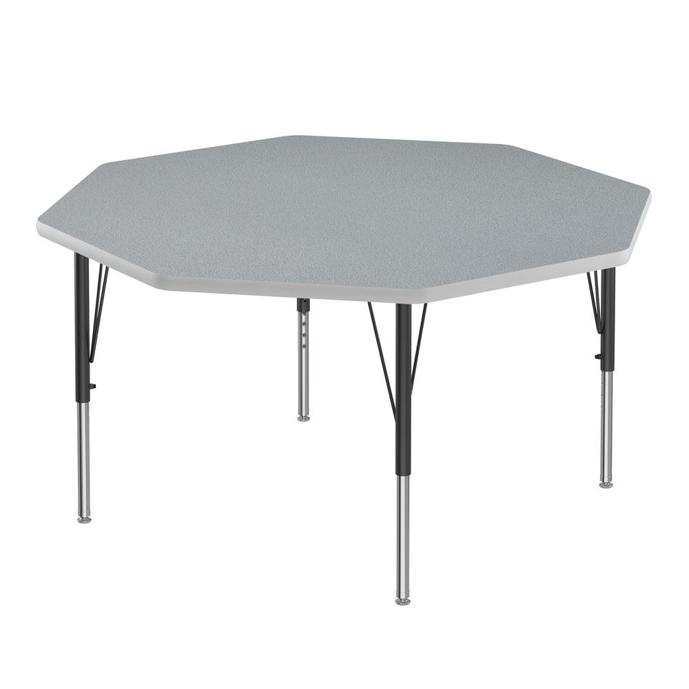 Correll Deluxe High-Pressure Top Activity Tables, 48x48" OCTAGONAL GRAY ...